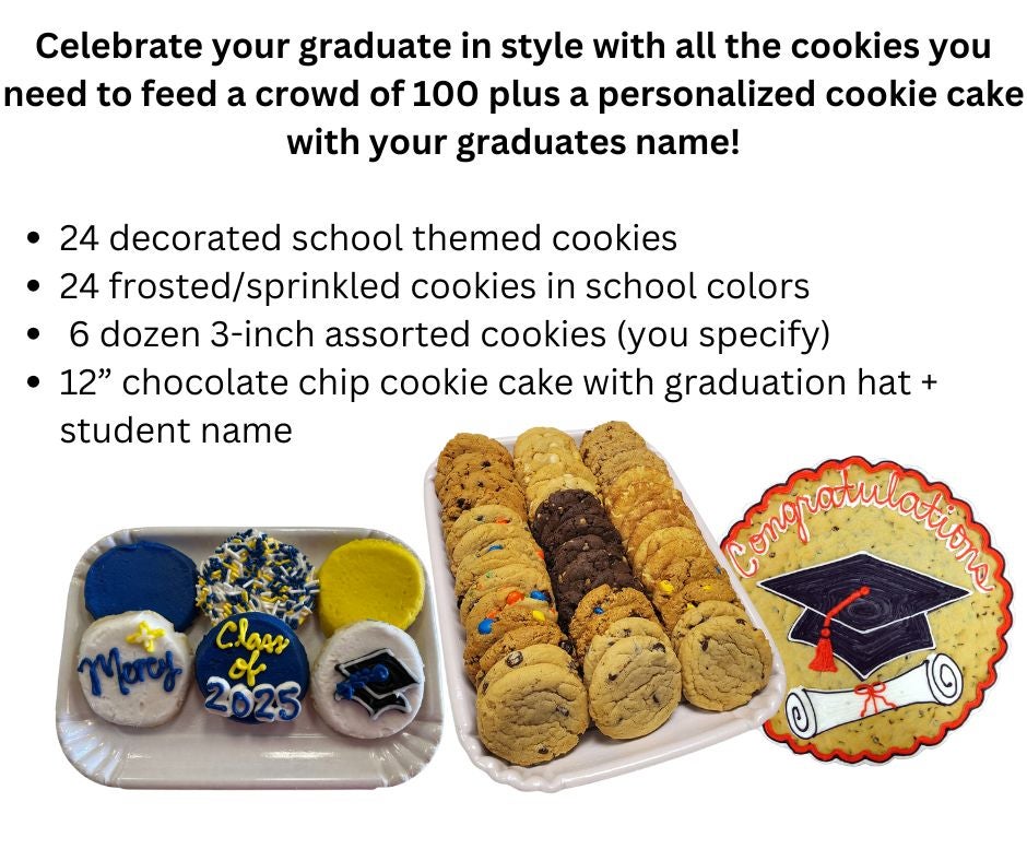 Graduation Class of 2025 Cookies | Eileen's Cookies Omaha